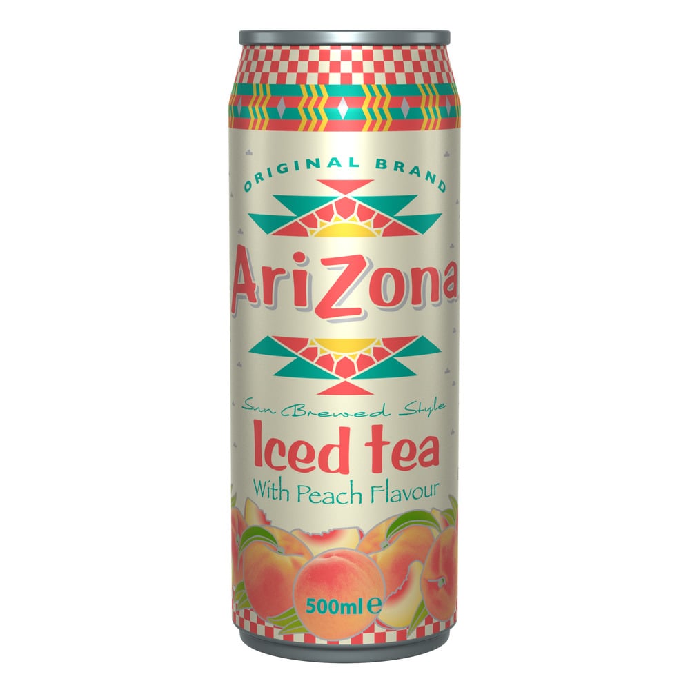 Canette boisson Arizona thé vert pêche miel 50cl | GIFI