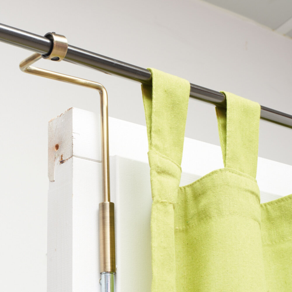 Support tringle rideau sans perçage | GIFI