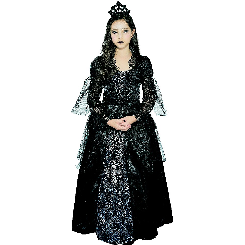 Déguisement reine noire Halloween 11/14 ans | GIFI