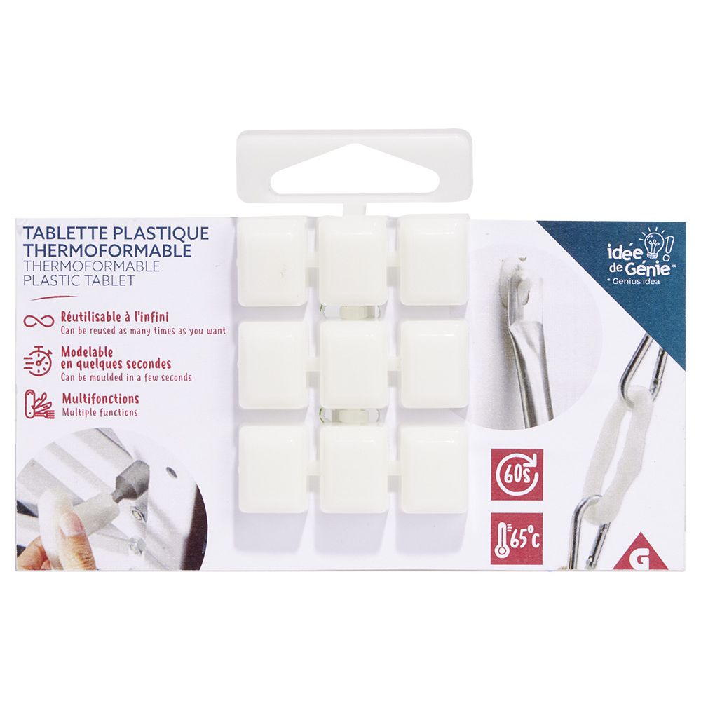 Tablette plastique thermoformable x9 | GIFI
