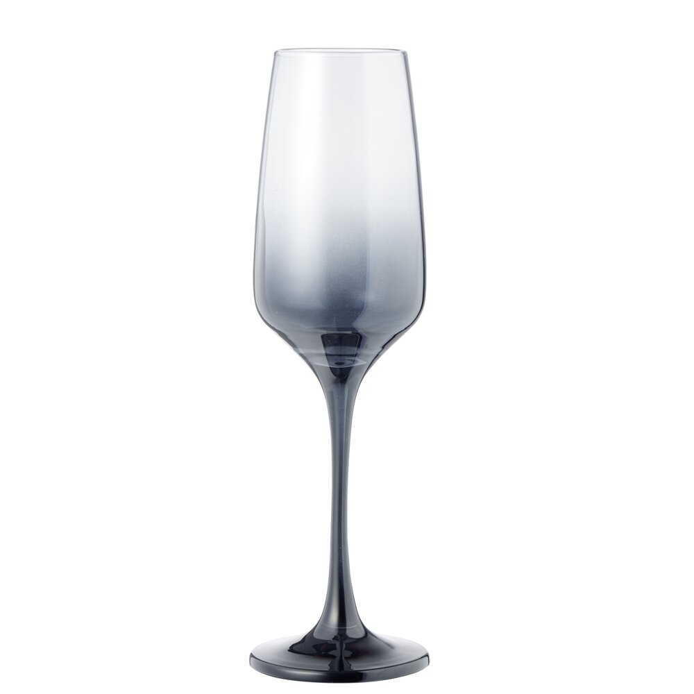 Flûte à champagne fumé noir 19,5cl x4 | GIFI