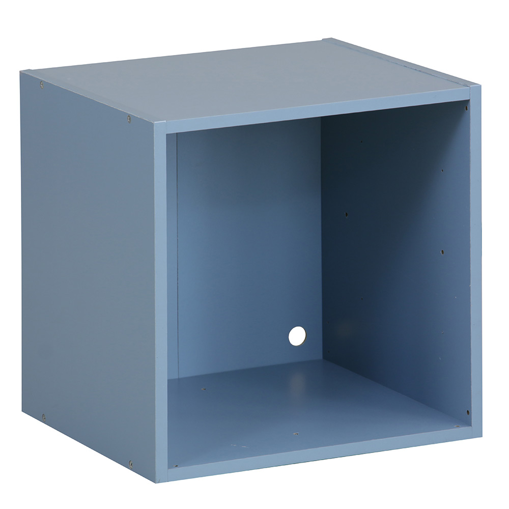 Structure Box Cube 1 Case Bleu - 35,2x30xH35,2 cm | GIFI