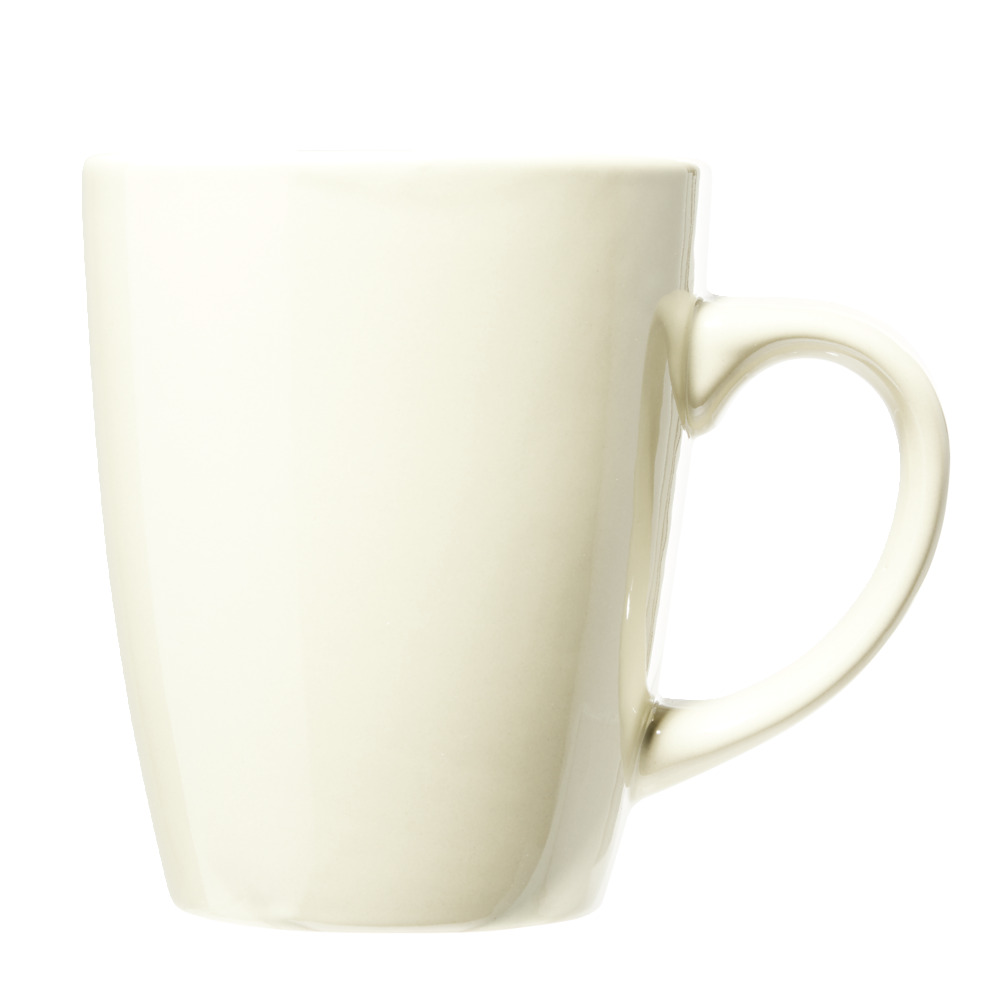 Mug en faïence Madrid beige 360ml Ø8,6cm | GIFI